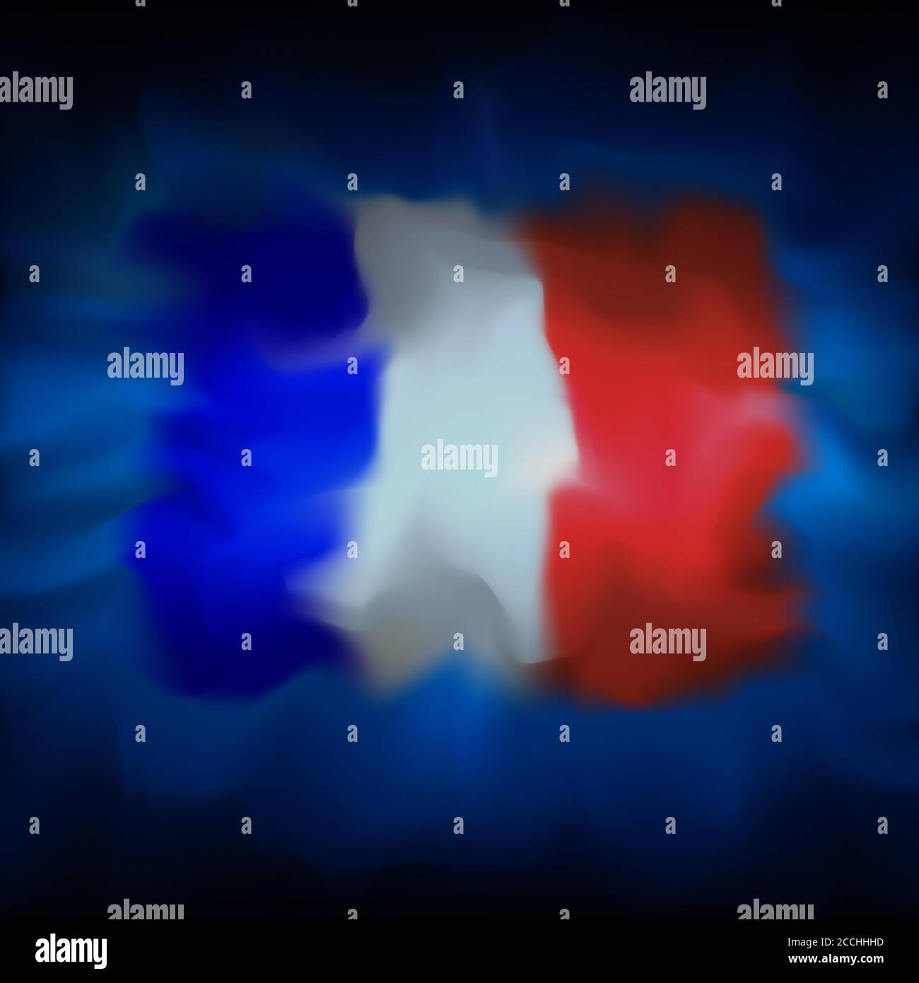 Abstract france flag on blue sky background for celebration design ...