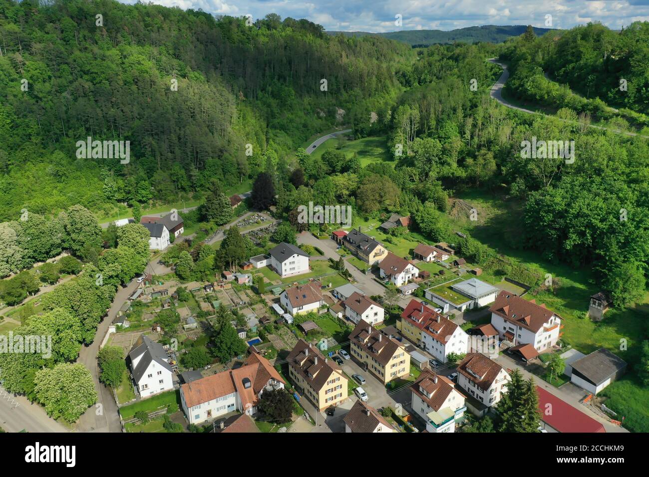 Townscape of Sulz am Neckar from above Stock Photo - Alamy