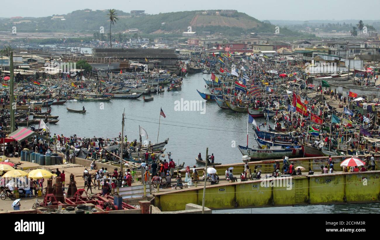 Fishing Village - Ghana, West Africa Stock Photo - Alamy