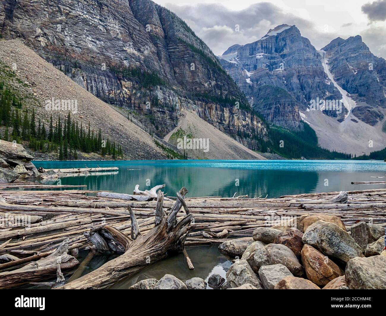 Moraine Lake - Alberta, Canada Stock Photo - Alamy