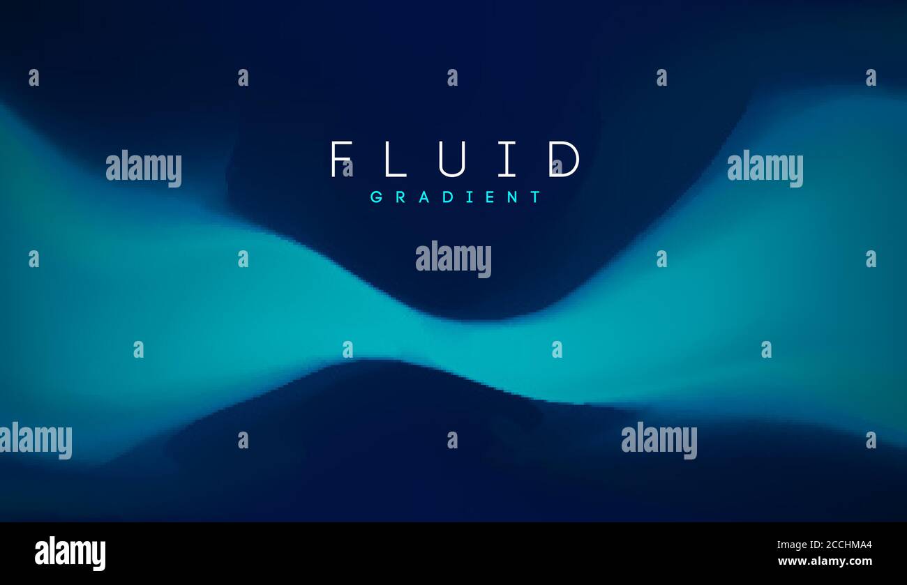 Blue gradient fluid background. Fluid colors 3d graphic gradient ...