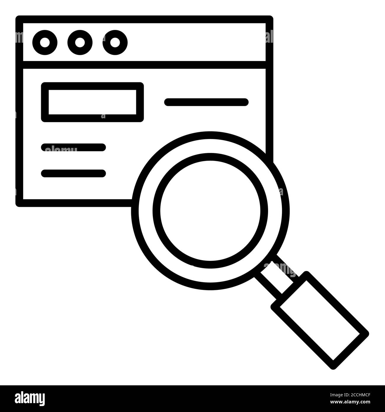 Computer user line icon Cut Out Stock Images & Pictures - Alamy