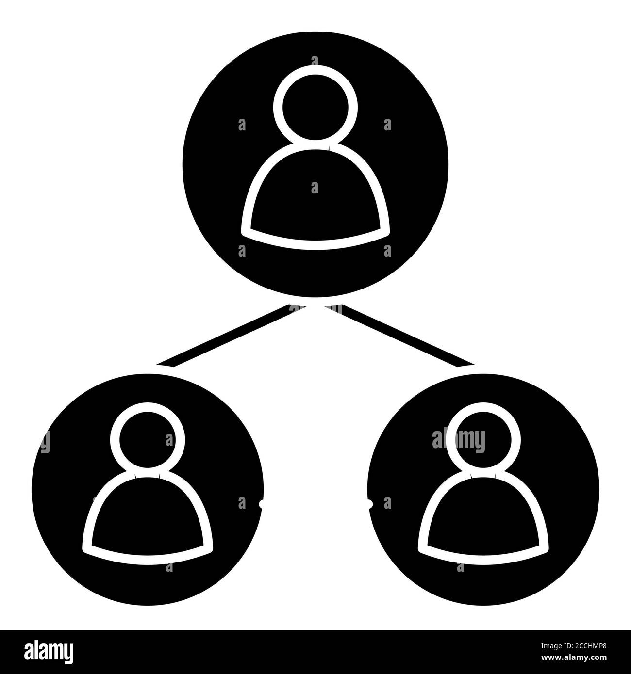 Smart businessman social network Cut Out Stock Images & Pictures - Alamy