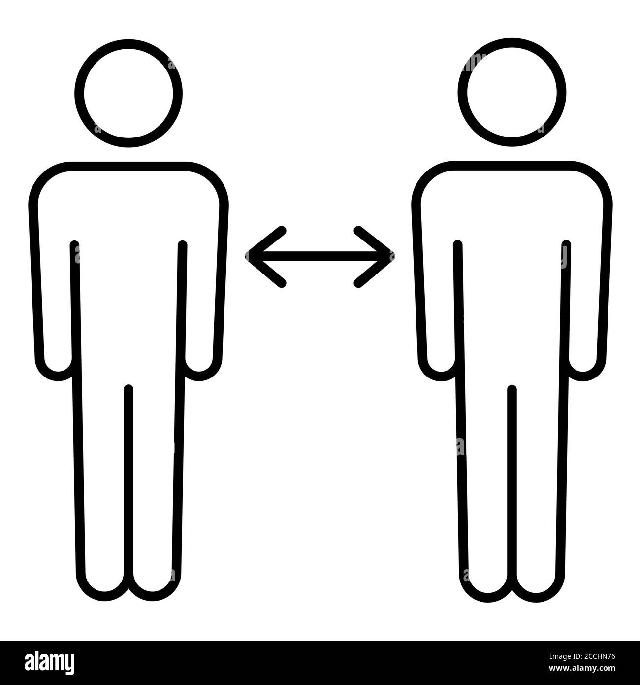 Social distance covid 19 Black and White Stock Photos & Images - Alamy