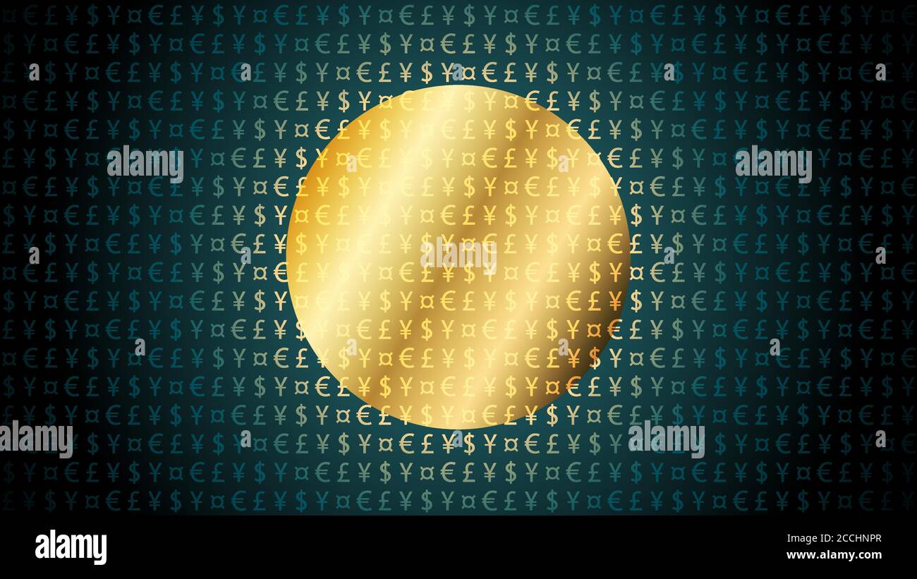 Currency symbols pattern, finance trading theme. Texture Illustration ...