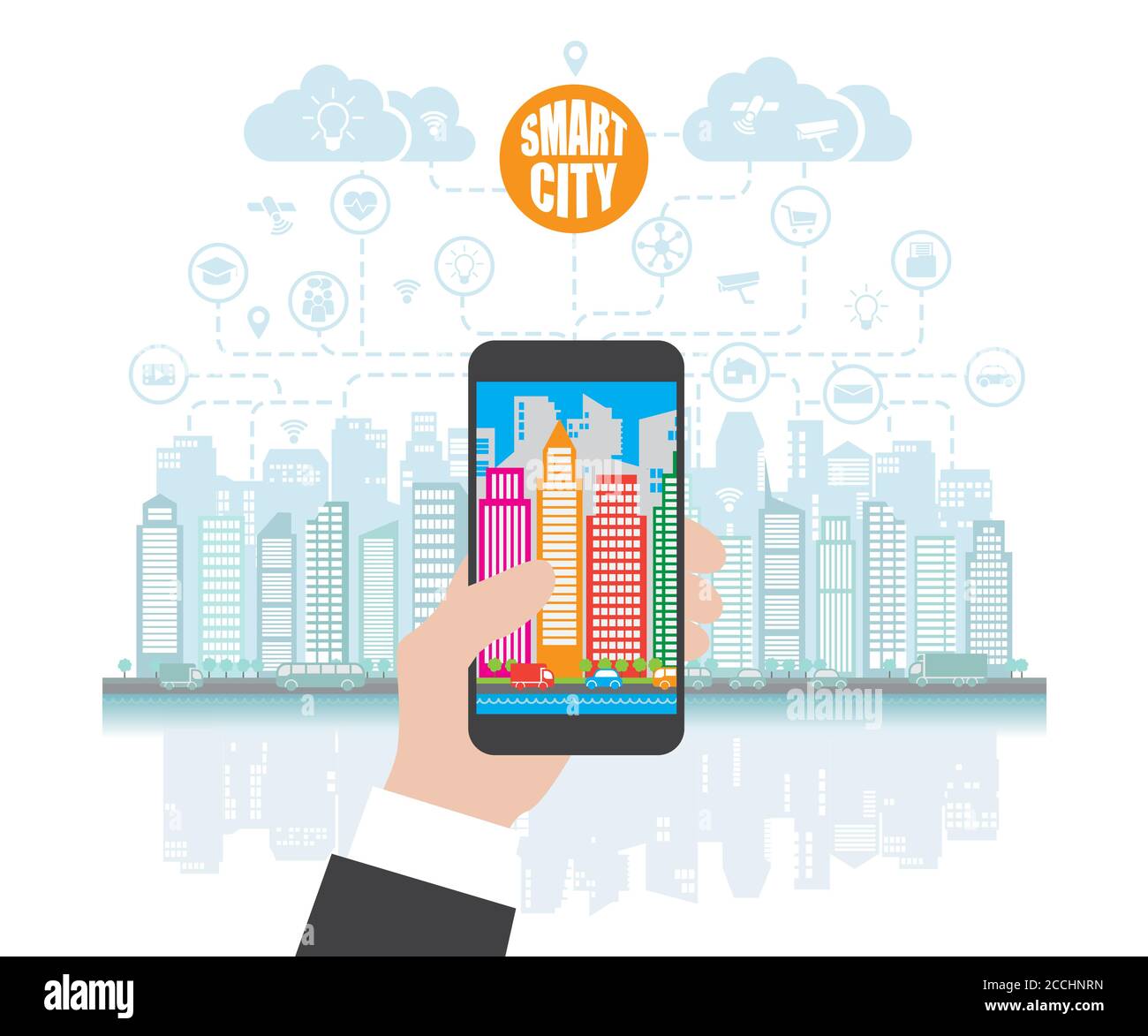 Social services building in Stock Vector Images - Alamy