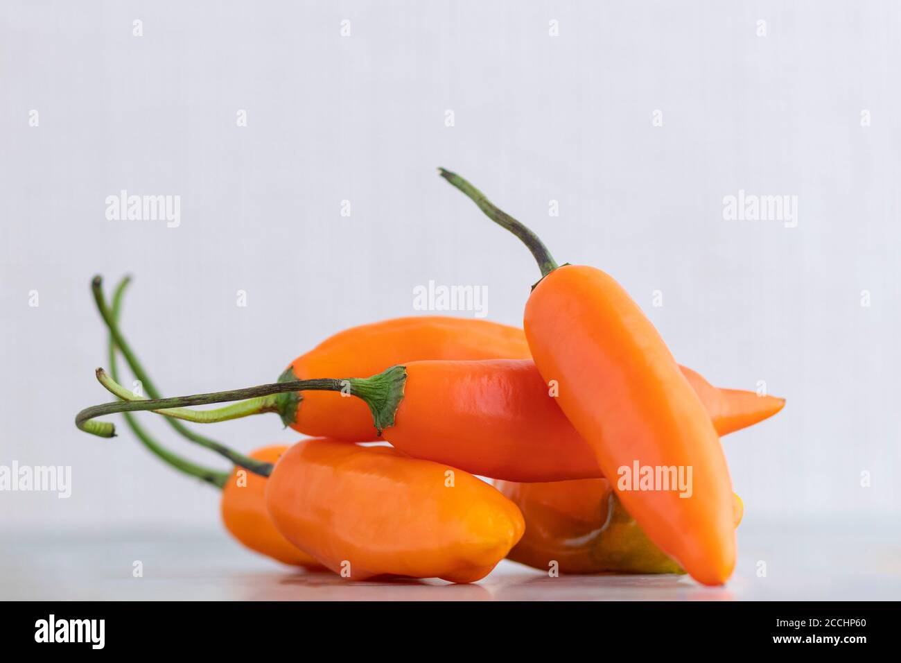 Yellow peppers, the main ingredient in Peruvian cuisine Stock Photo - Alamy