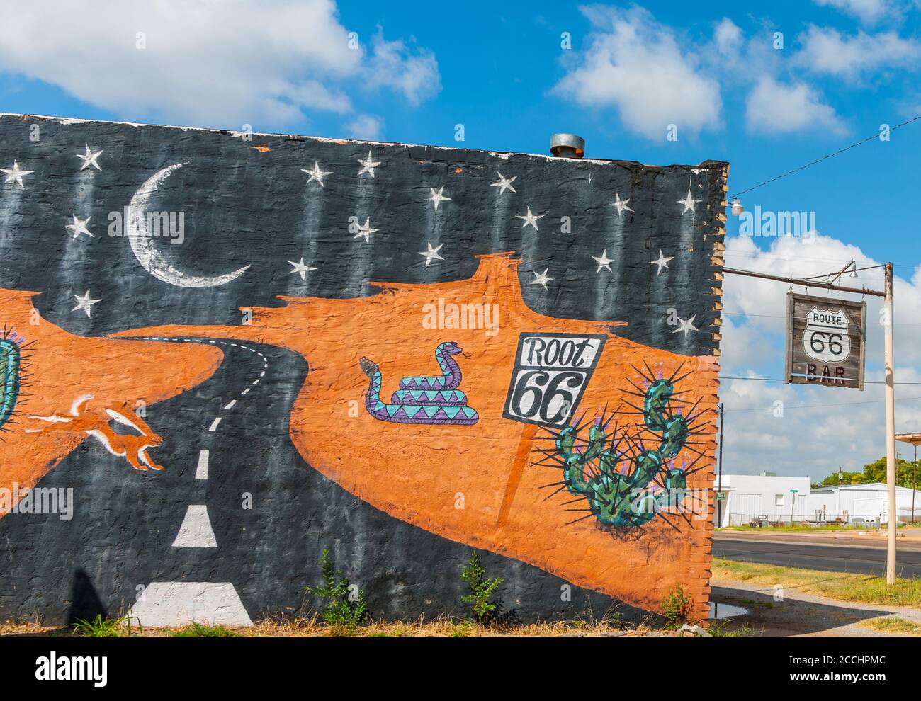 Road signs along route 66 hi-res stock photography and images - Alamy