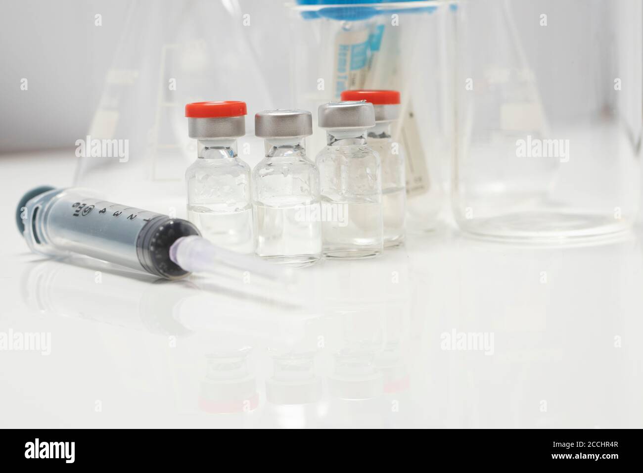 Medical Series, injection vial bottles stock photo, Pandemic series ...