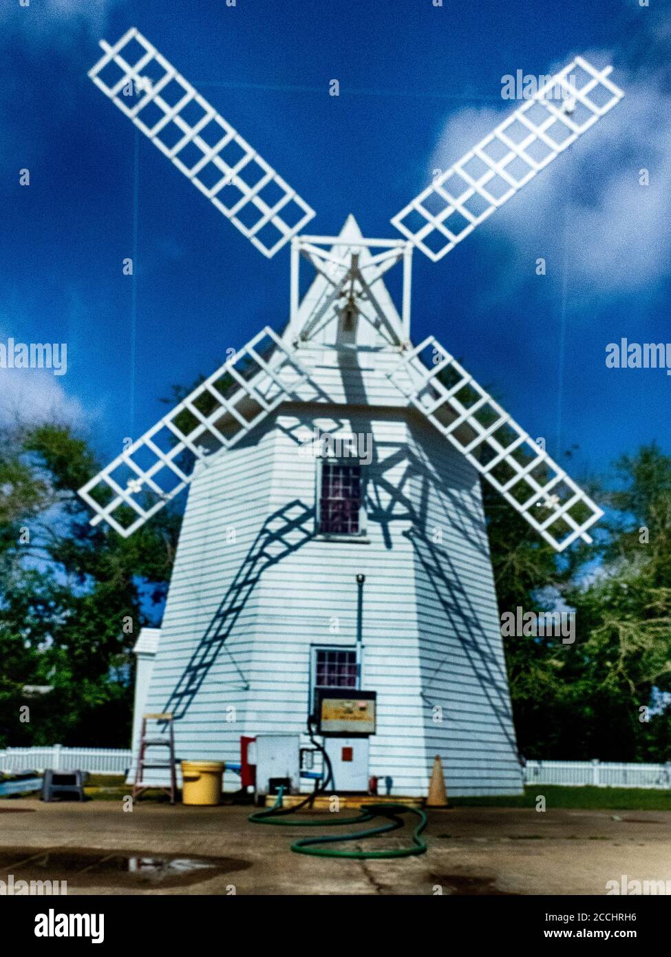 Windmill in Cape Cod Stock Photo - Alamy