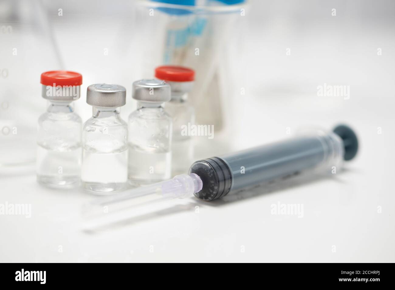 Medical Series, injection vial bottles stock photo, Pandemic series ...