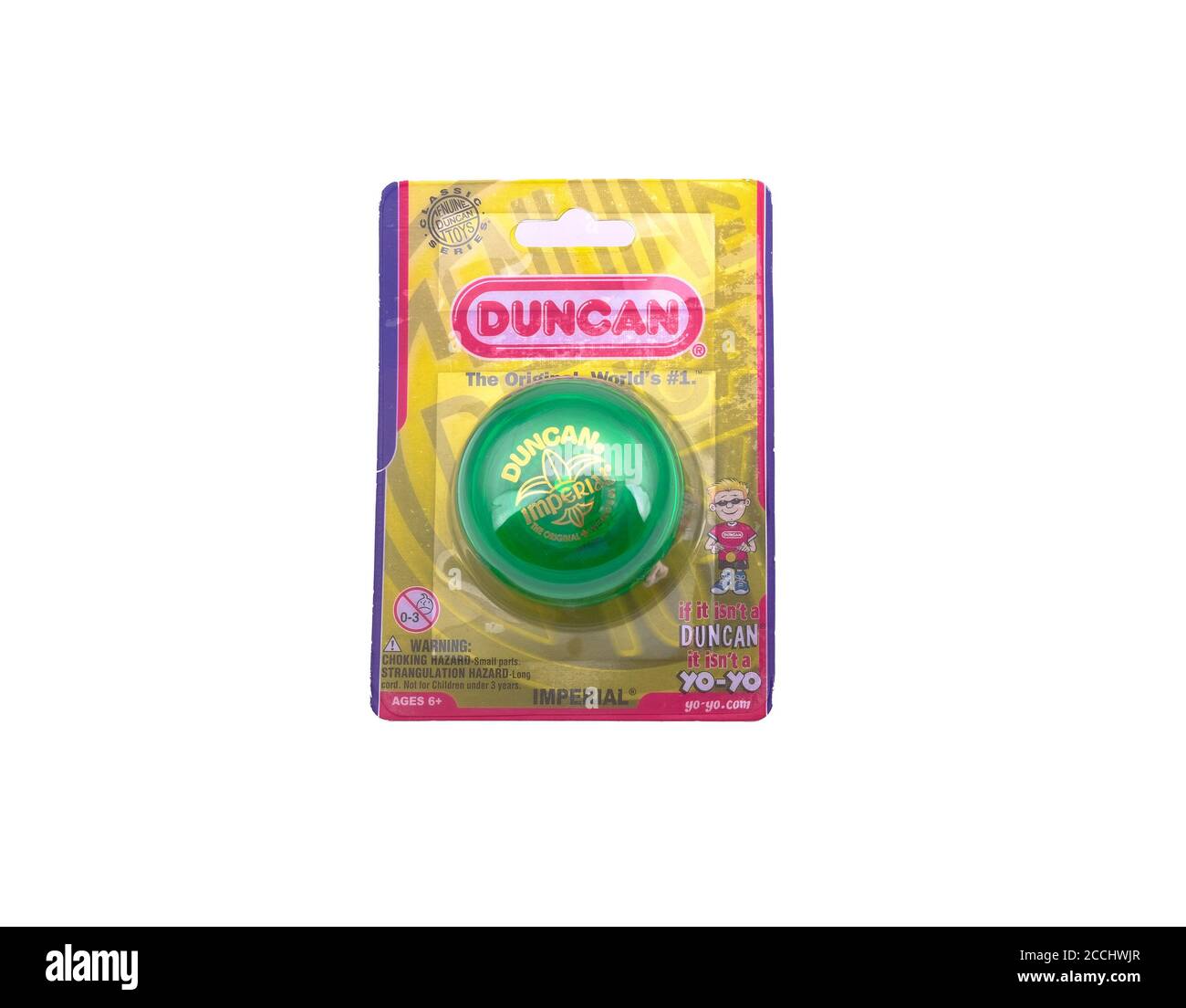 Green Duncan Yo-Yo Stock Photo - Alamy