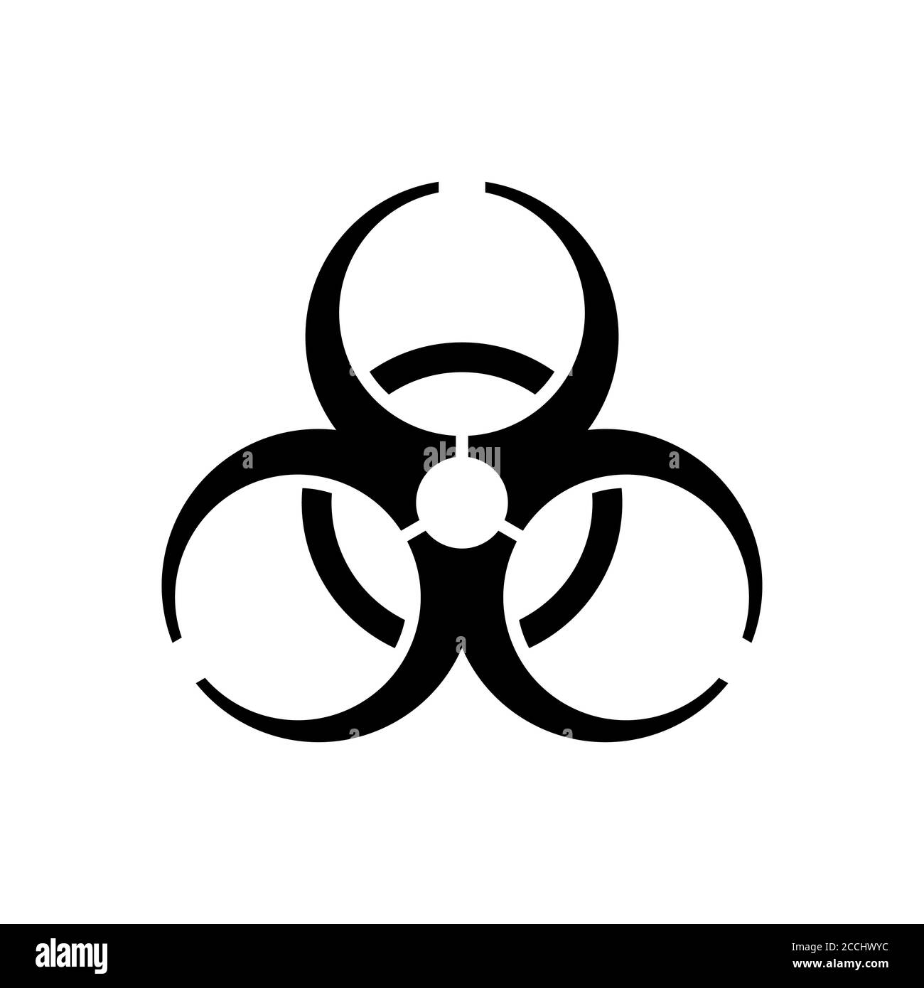chemical, danger symbol line icon, Vector Illustration Stock Vector ...