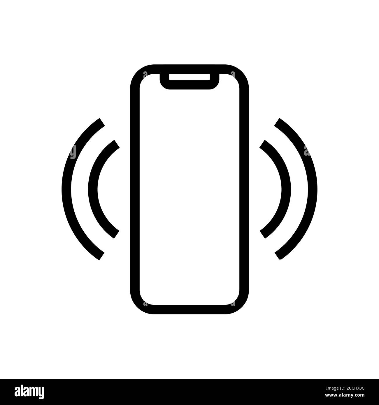 phone Wi Fi Connection symbol line icon, Vector Illustration Stock ...