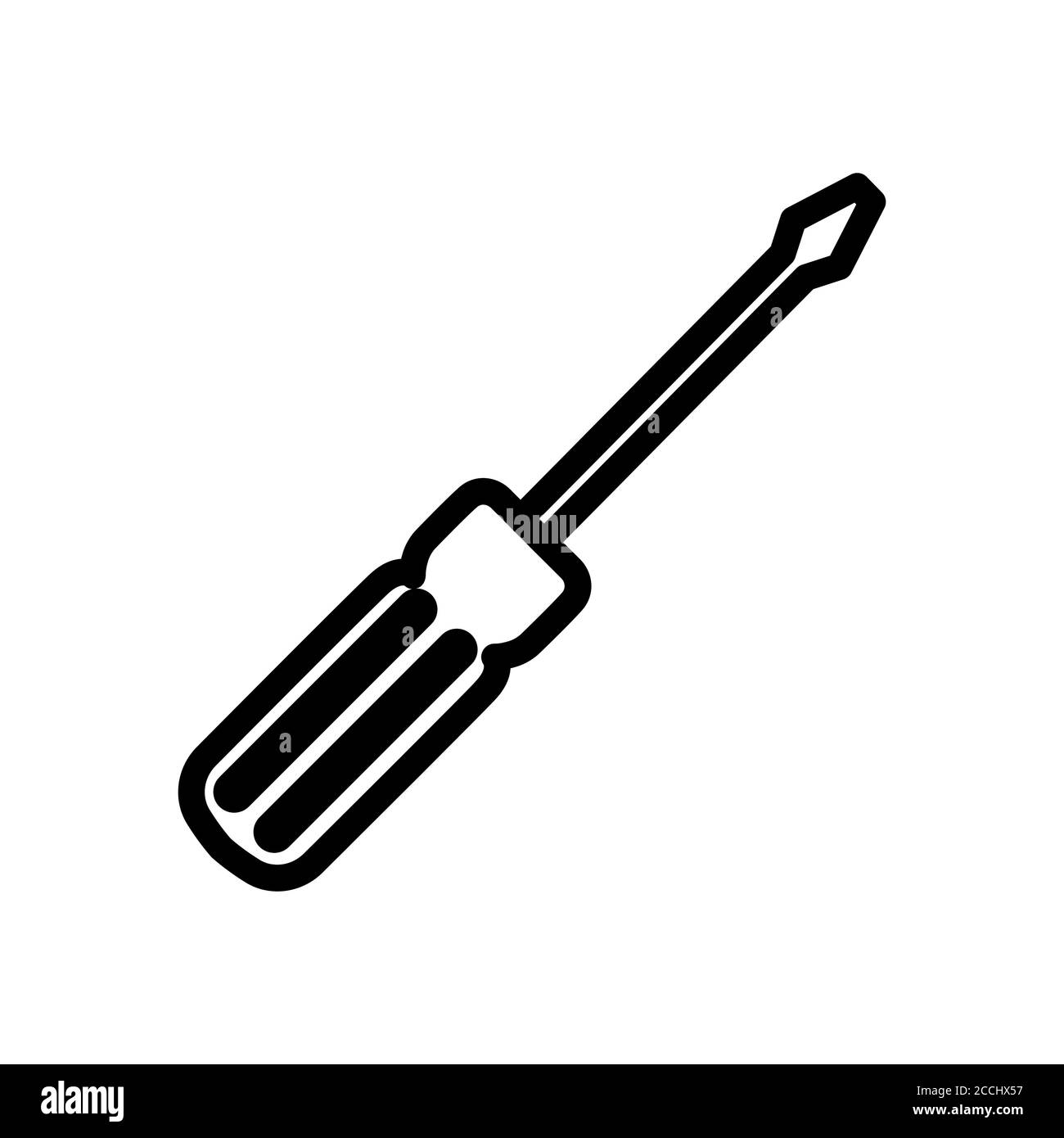 key workshop symbol line icon, Vector Illustration Stock Vector Image ...