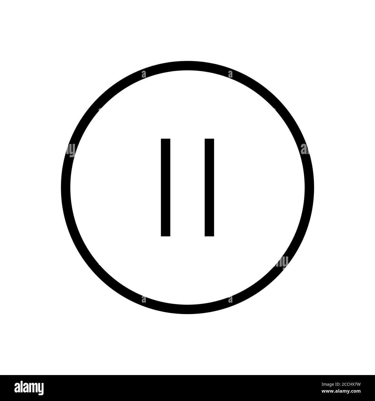 stop button symbol Stock Vector Image & Art - Alamy