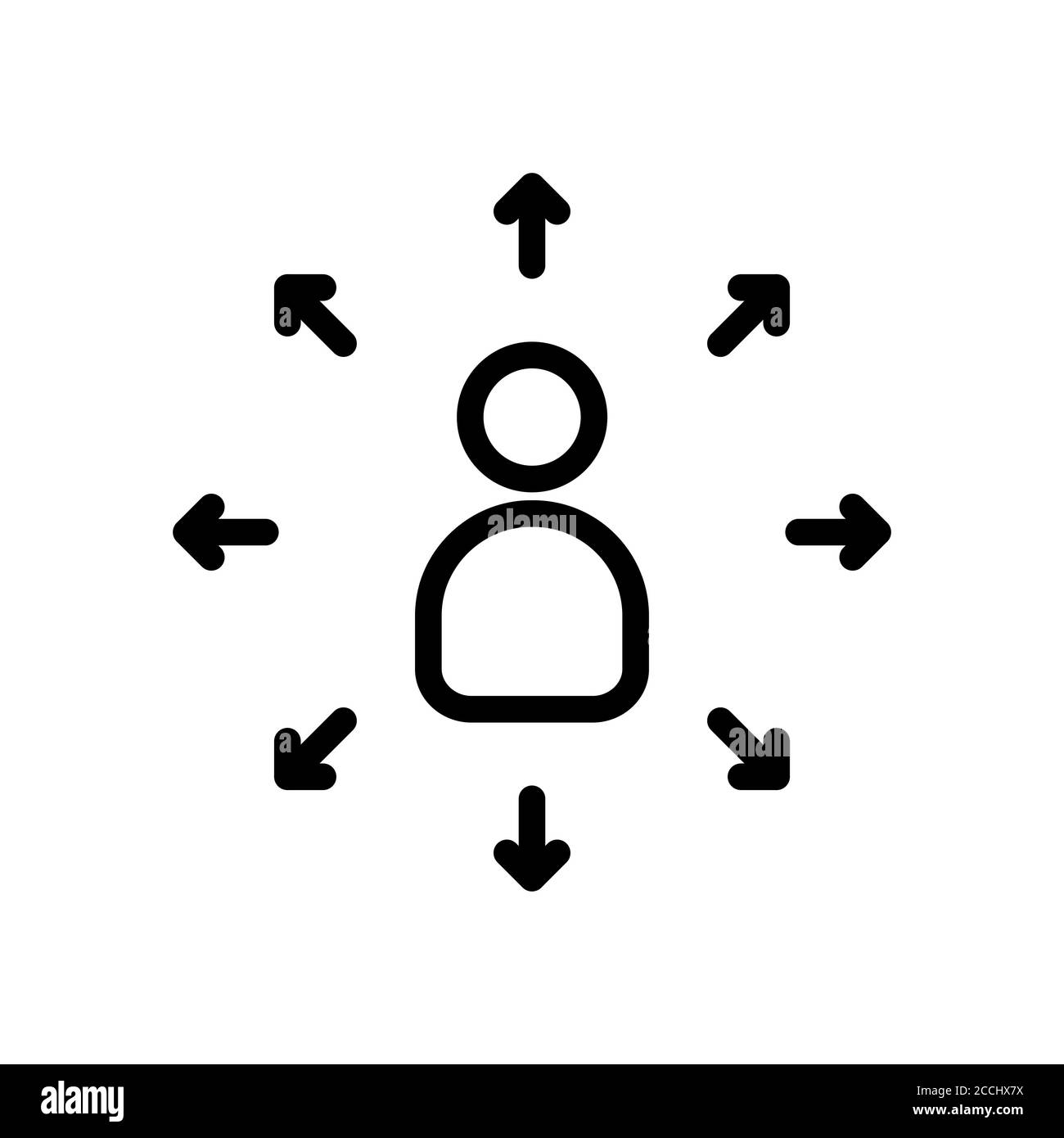 people arrow icon Stock Vector Image & Art - Alamy