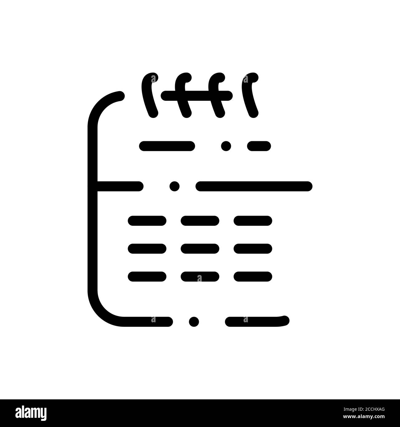 Calendar Abstract Icon Stock Vector Image & Art - Alamy