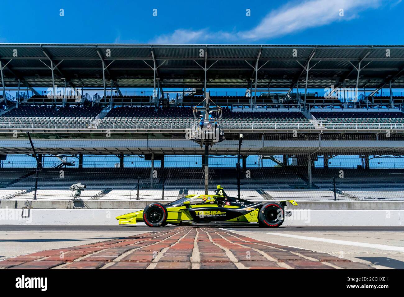 Indianapolis, Indiana, USA. 21st Aug, 2020. CHARLIE KIMBALL (4) of the ...