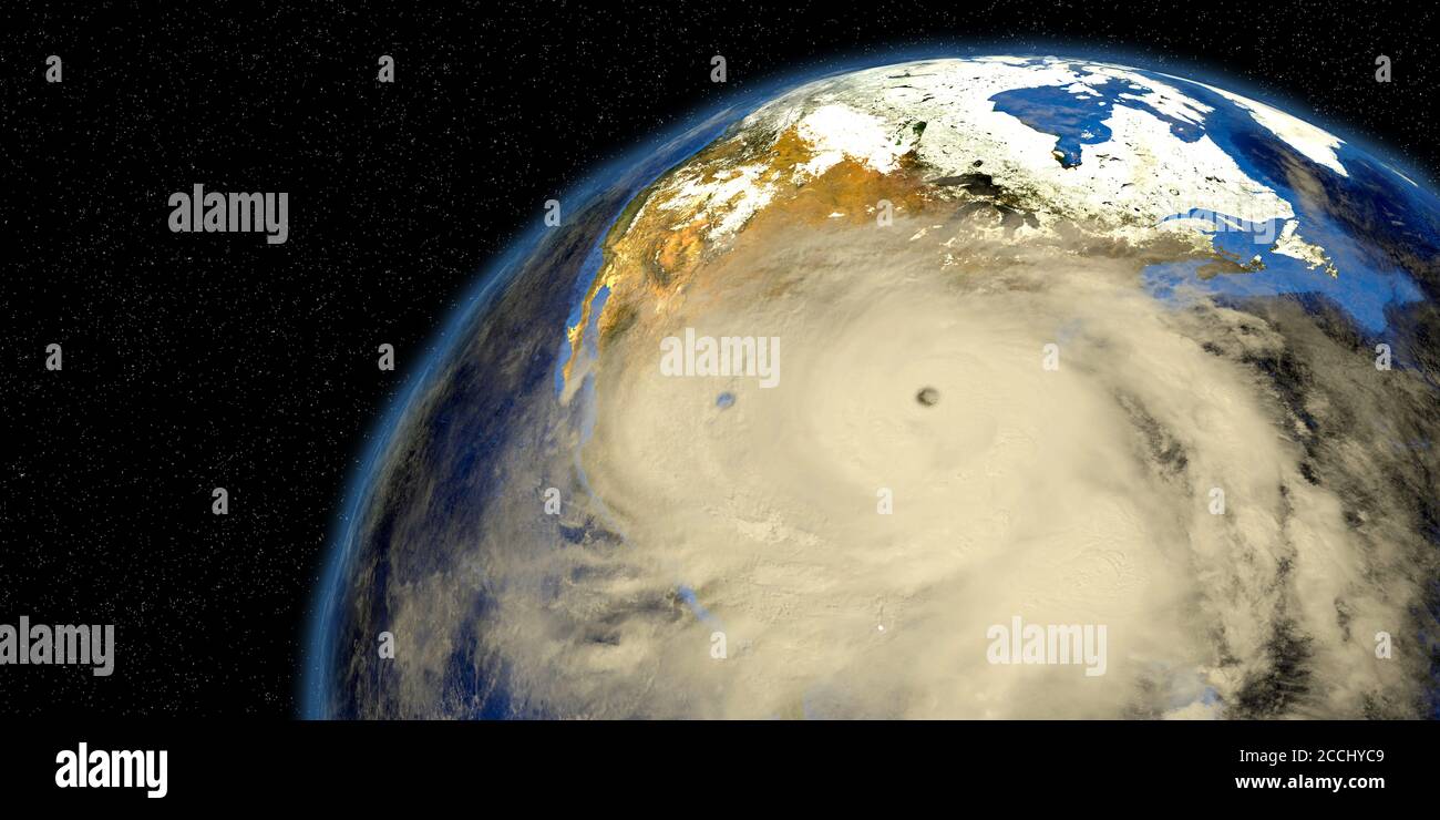 Multiple Hurricanes From Space