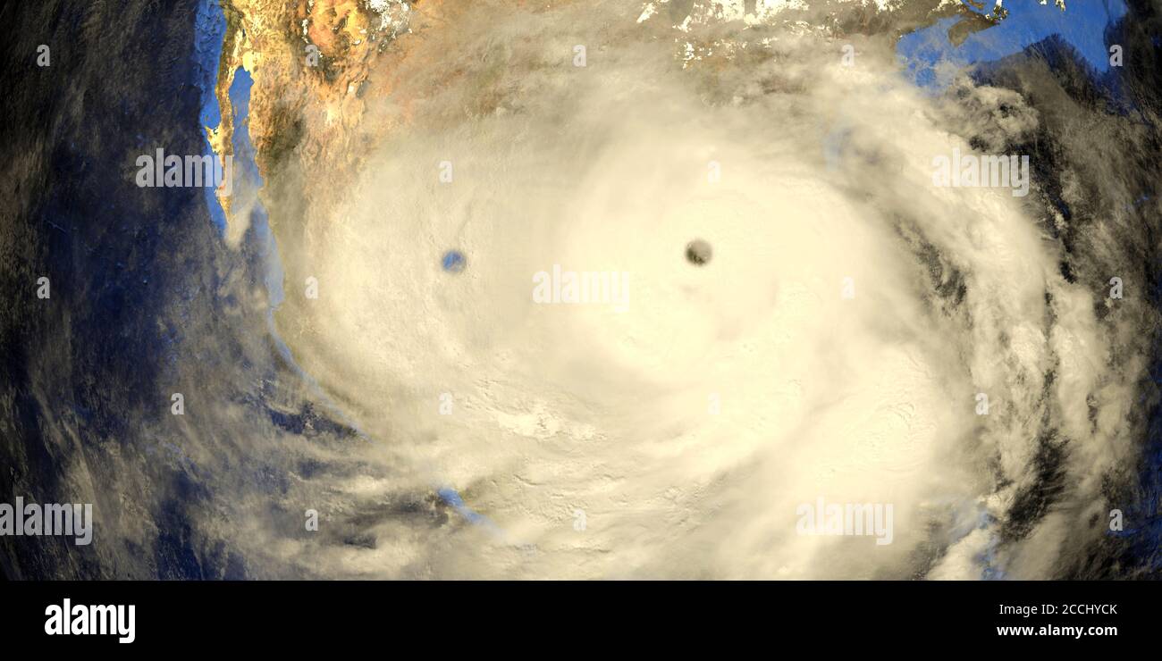 Multiple Hurricanes From Space