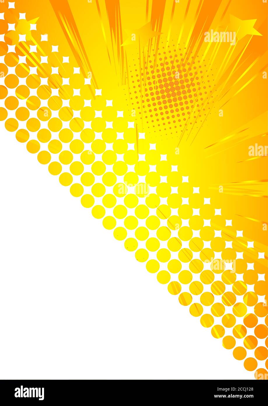 Comic book style background. Presentation backdrop, flyer, brochure ...