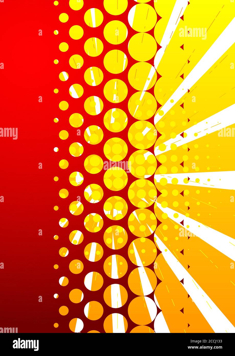 Comic book style background. Presentation backdrop, flyer, brochure ...