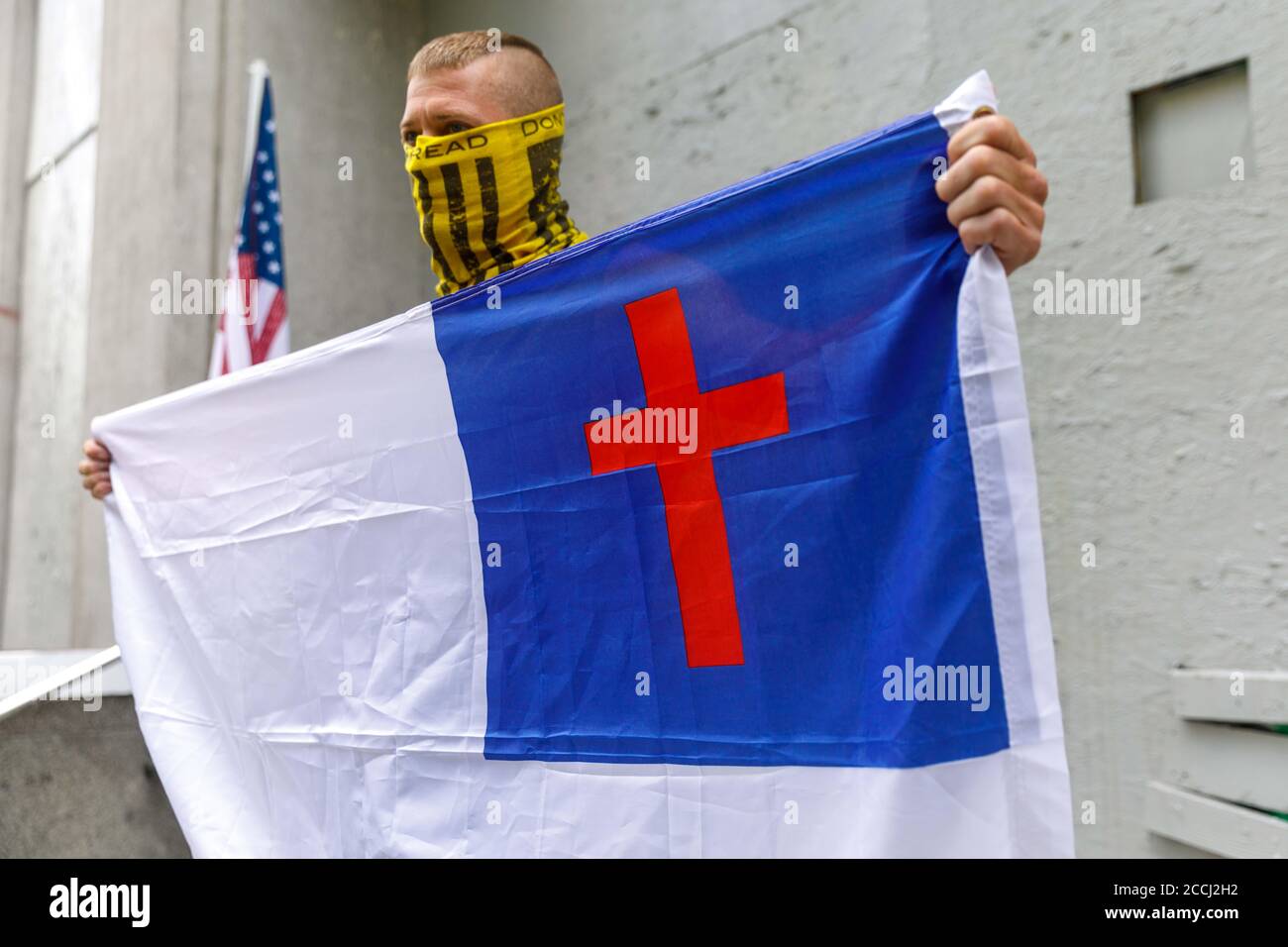 Christian flag hi-res stock photography and images - Alamy