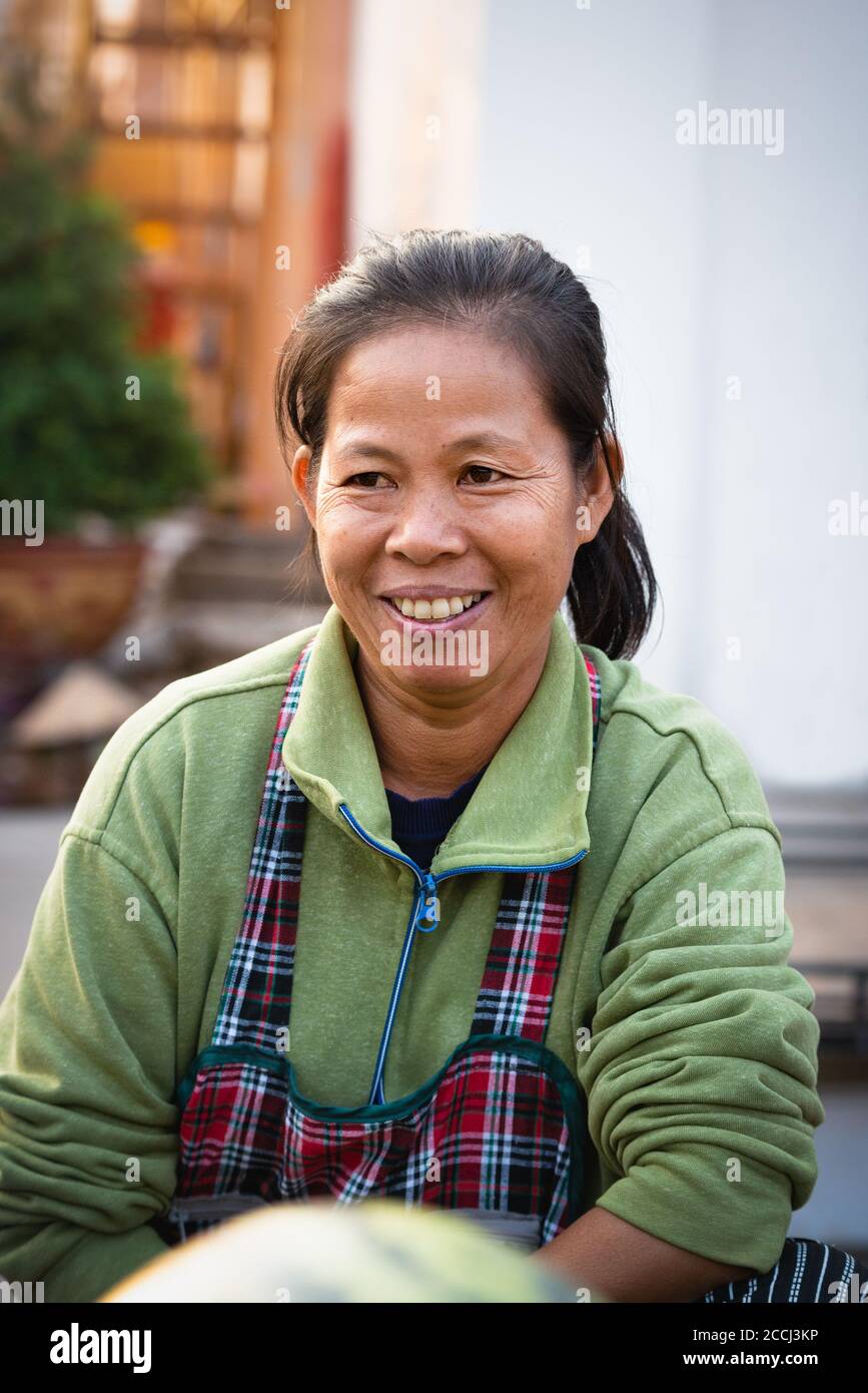 Friendly face in vientiane hi-res stock photography and images - Alamy