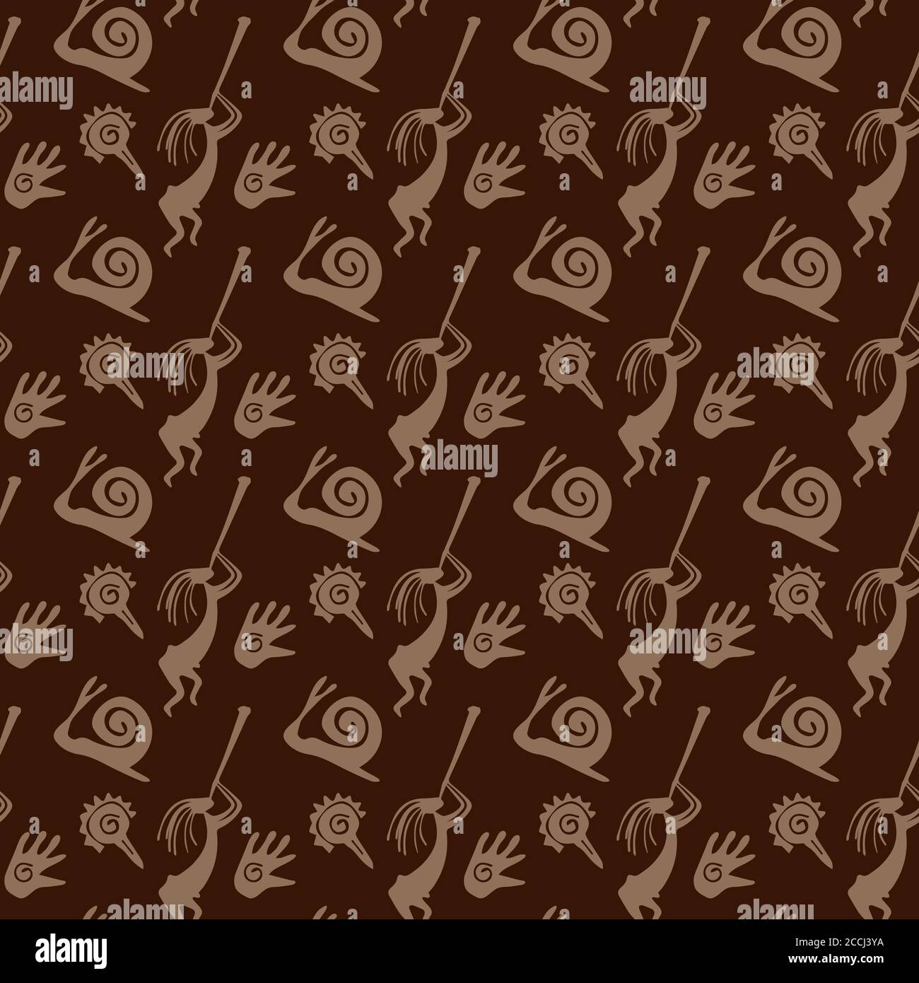 African pattern mural Stock Vector Images - Alamy