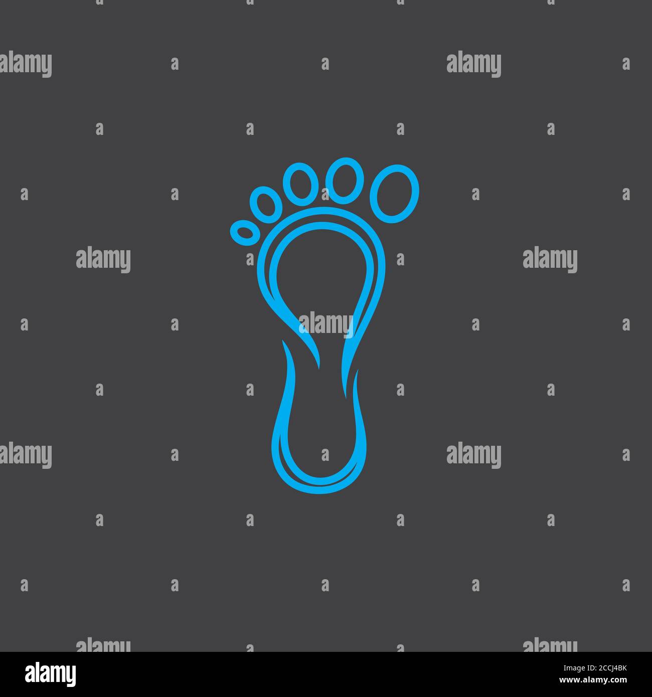 foot Logo Template vector icon illustration design Stock Vector Image ...