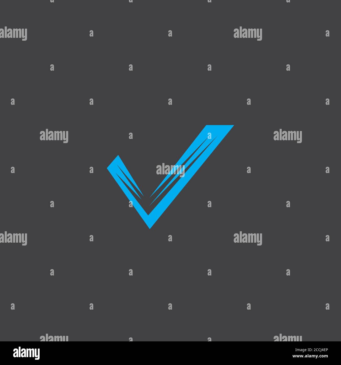 check V mark logo vector template Stock Vector Image & Art - Alamy