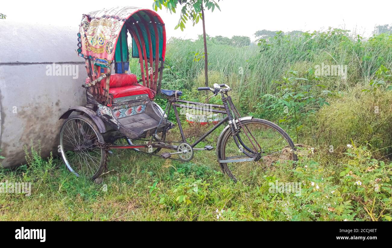 The cycle rickshaw is a small transport. Cycle rickshaws are human ...