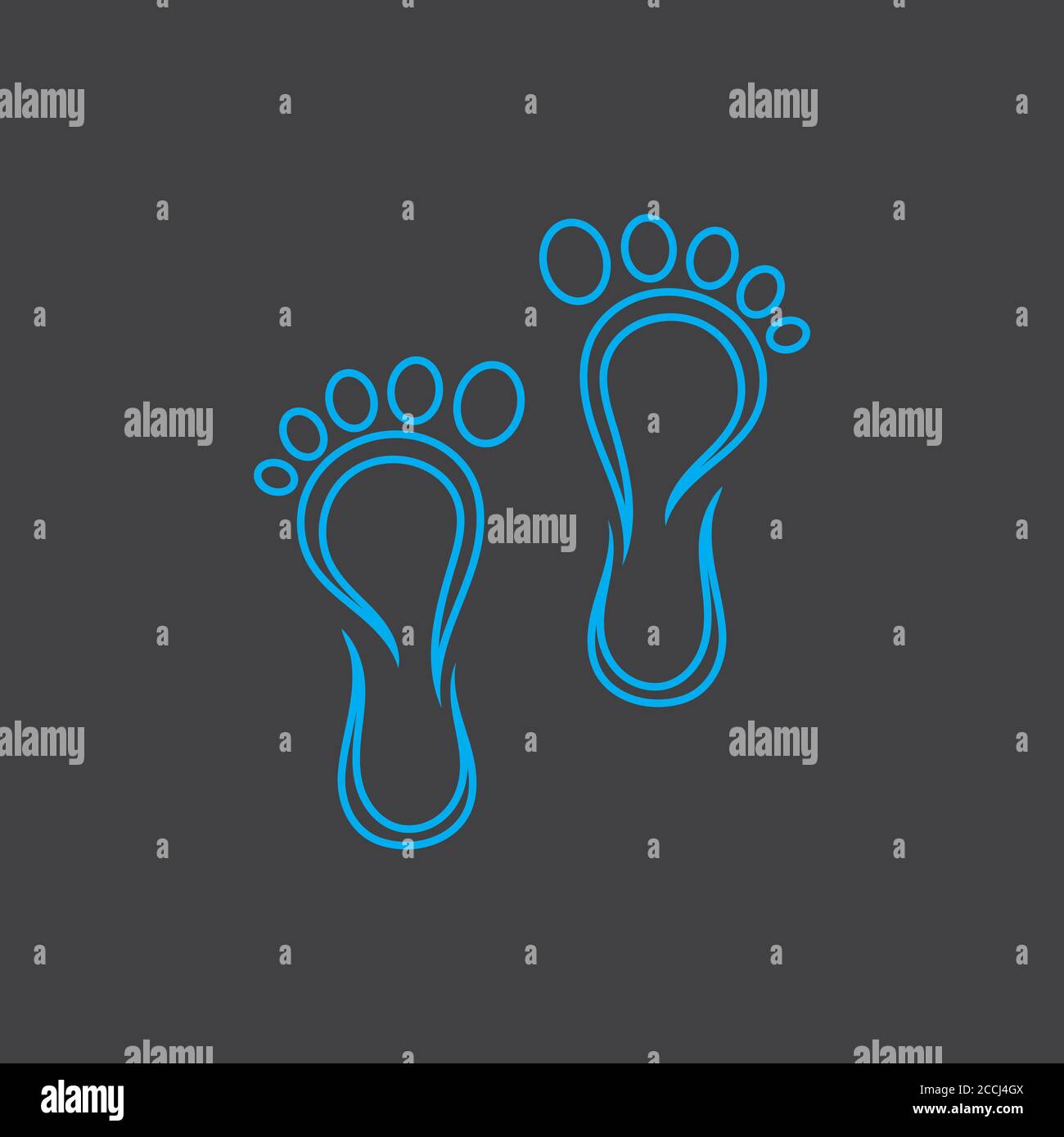 foot print logo Stock Vector Image & Art - Alamy