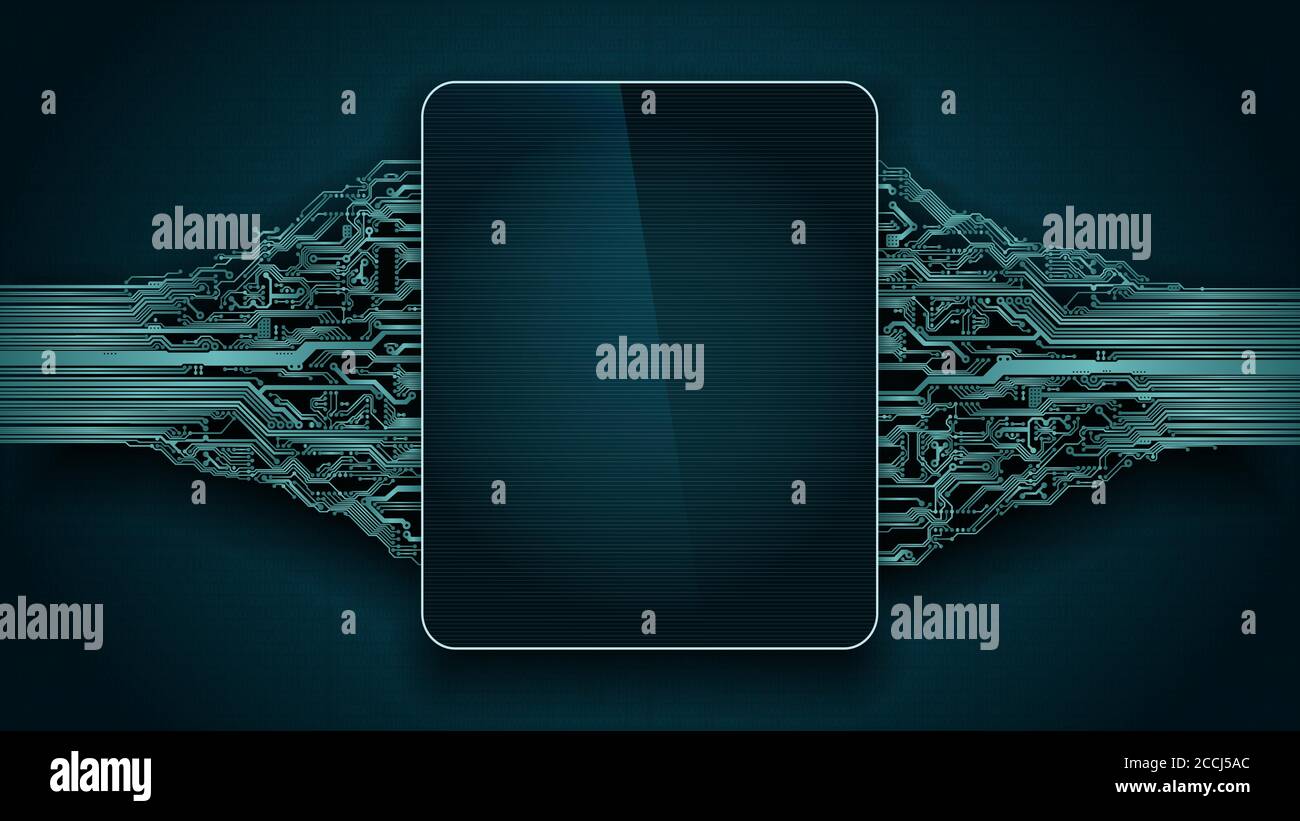 High-tech computer digital technology background Stock Vector Image ...