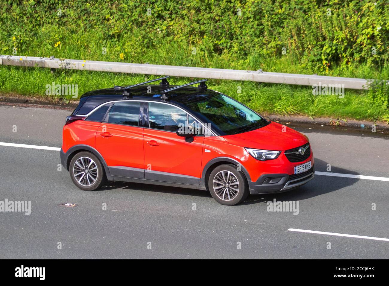 2019 red vauxhall crossland x elite nav tur hi-res stock photography ...