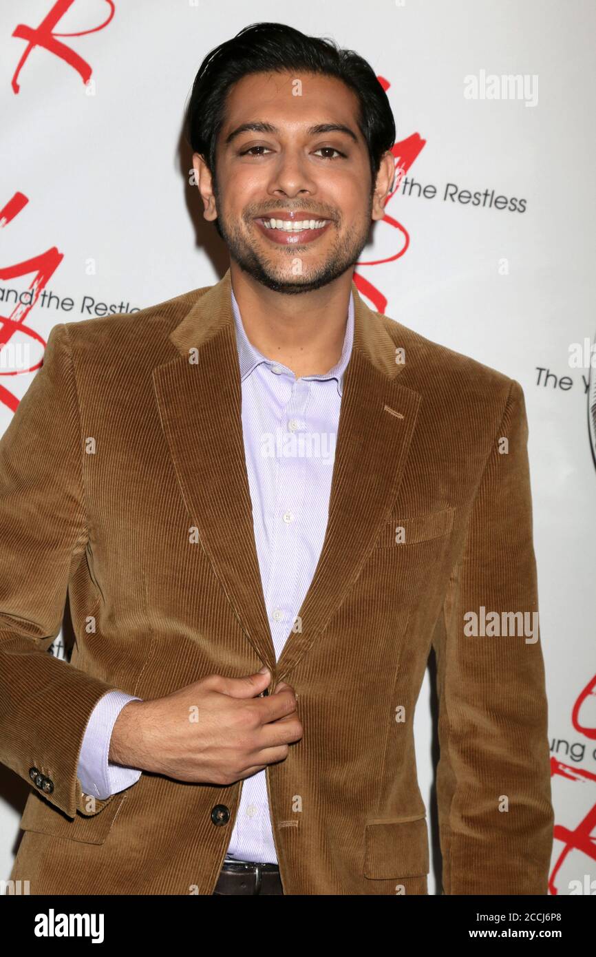 LOS ANGELES - MAR 26: Abhi Sinha at the The Young and The Restless ...