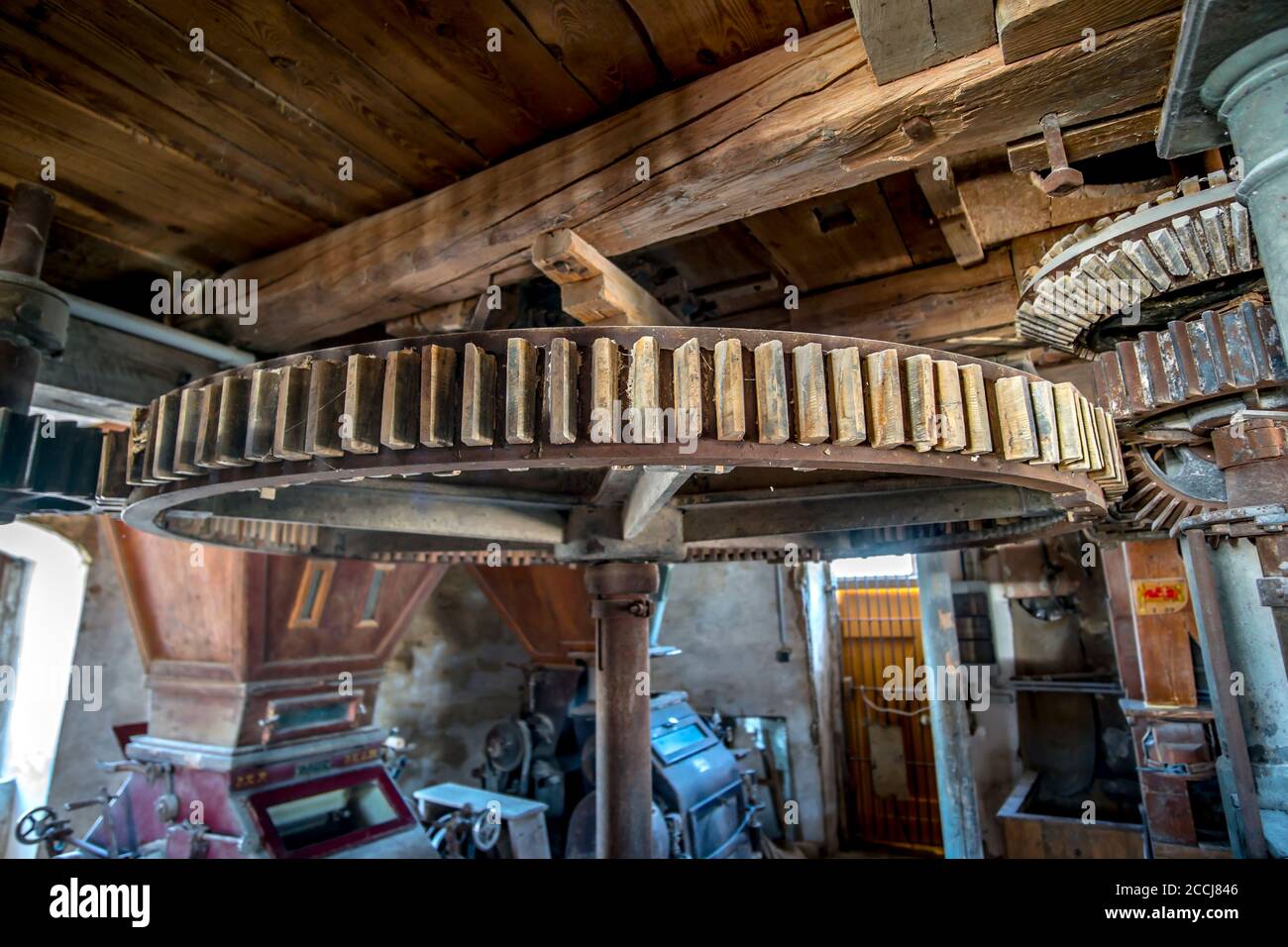 Windmill cogwheel hi-res stock photography and images - Alamy