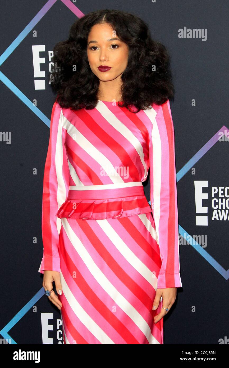 LOS ANGELES - NOV 11: Alisha Wainwright at the People's Choice Awards ...