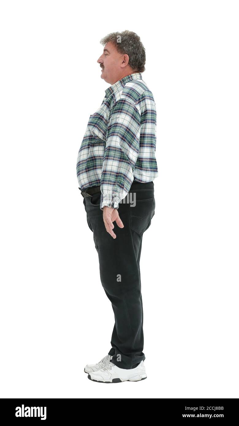 Profile view attractive mature Cut Out Stock Images & Pictures - Alamy