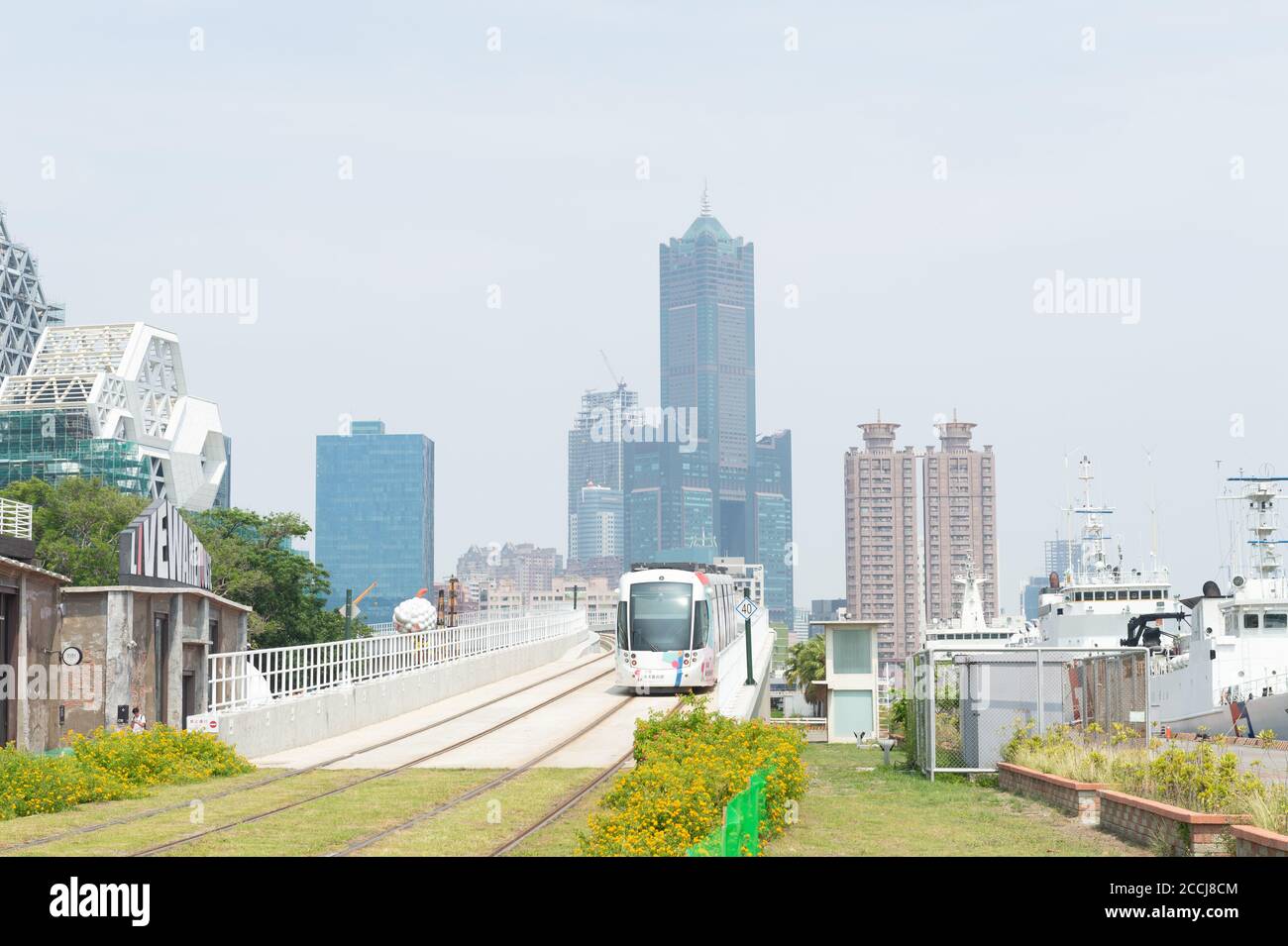 KAOHSIUNG, TAIWAN - CIRCA June, 2018:The newly opened Kaohsiung Light ...