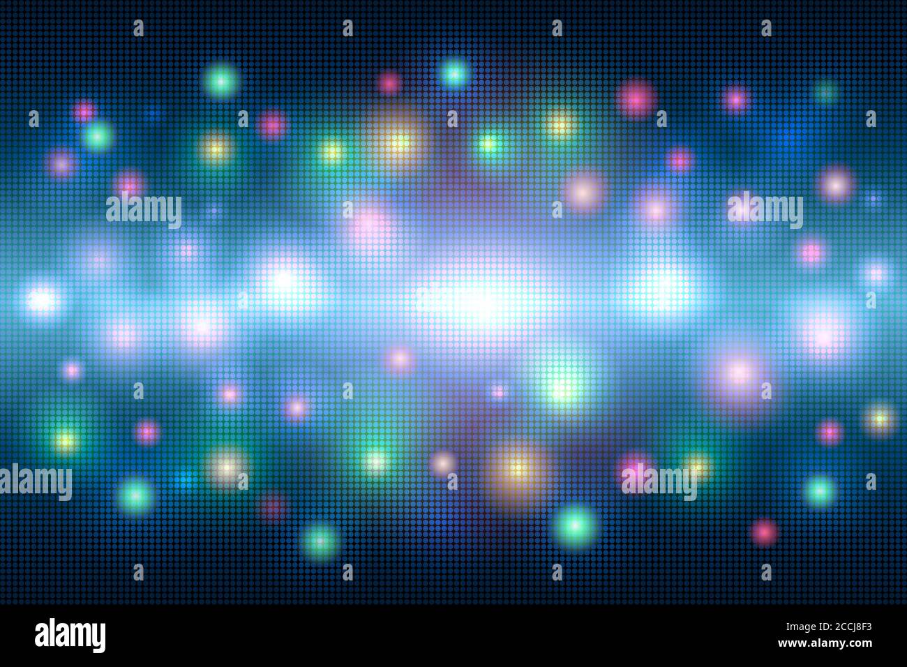 Multicolored bright magic abstract mosaic background of dots with a ...