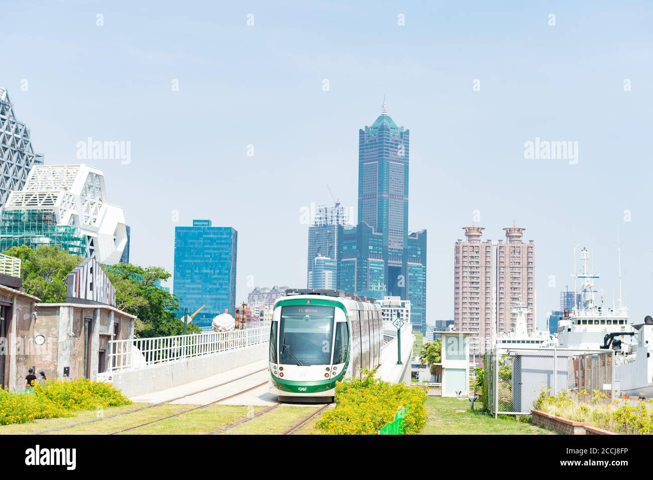 KAOHSIUNG, TAIWAN - CIRCA June, 2018:The newly opened Kaohsiung Light ...