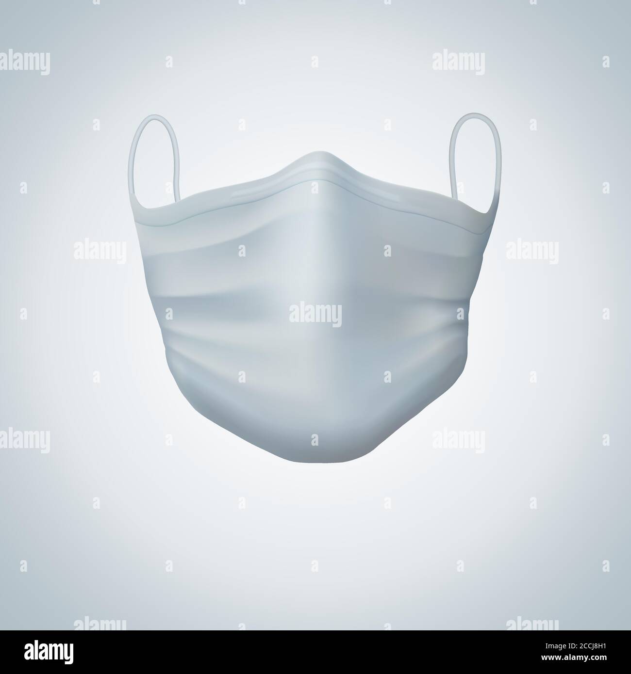 Medical surgical mask - template. Infection protection. Protection ...