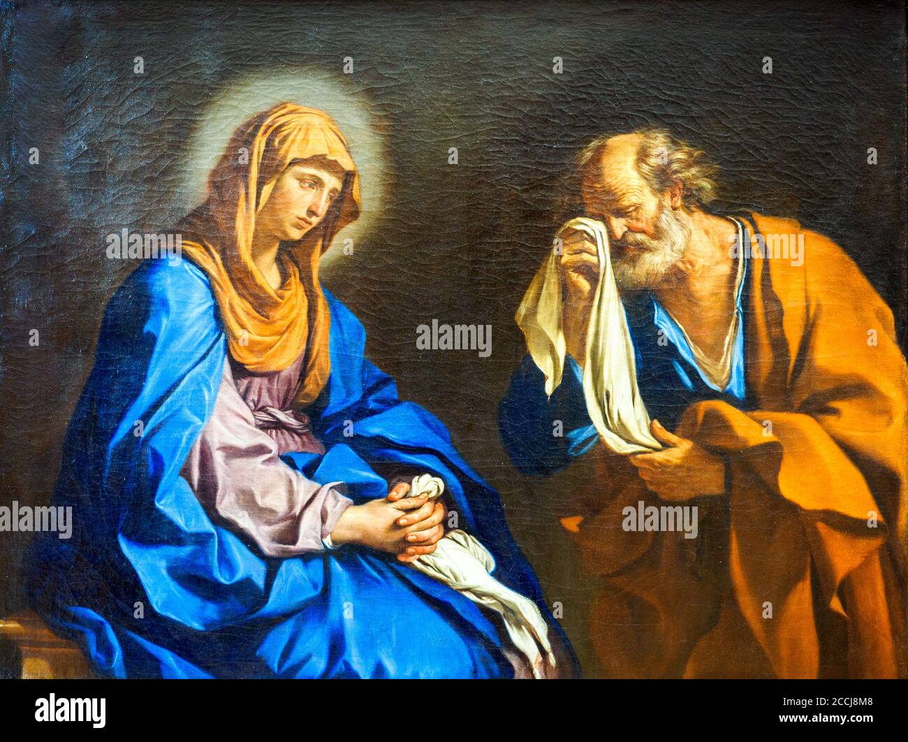 Saint Peter weeping before the Virgin, also known as The Tears of Saint ...