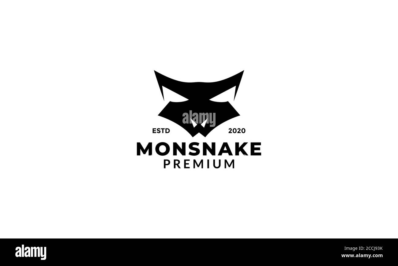 Viper venom snake head logo hi-res stock photography and images - Alamy
