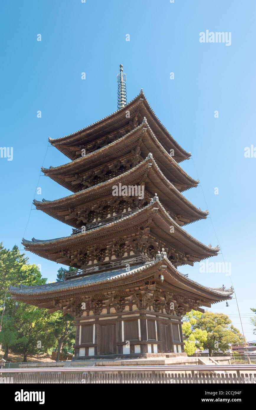 Nara, Japan - Kofukuji Temple in Nara, Japan. It is part of UNESCO ...