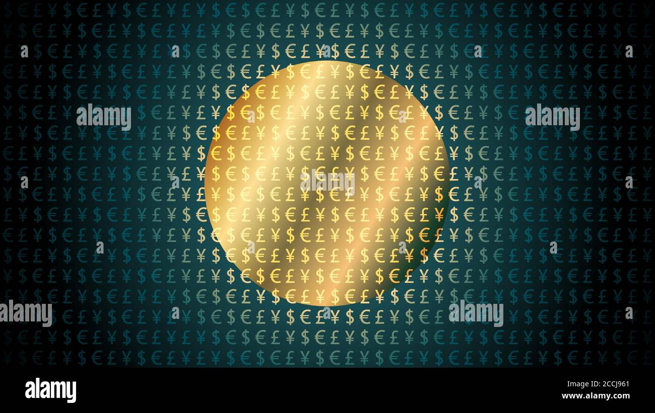 Currency symbols pattern, finance trading theme. Texture Illustration ...