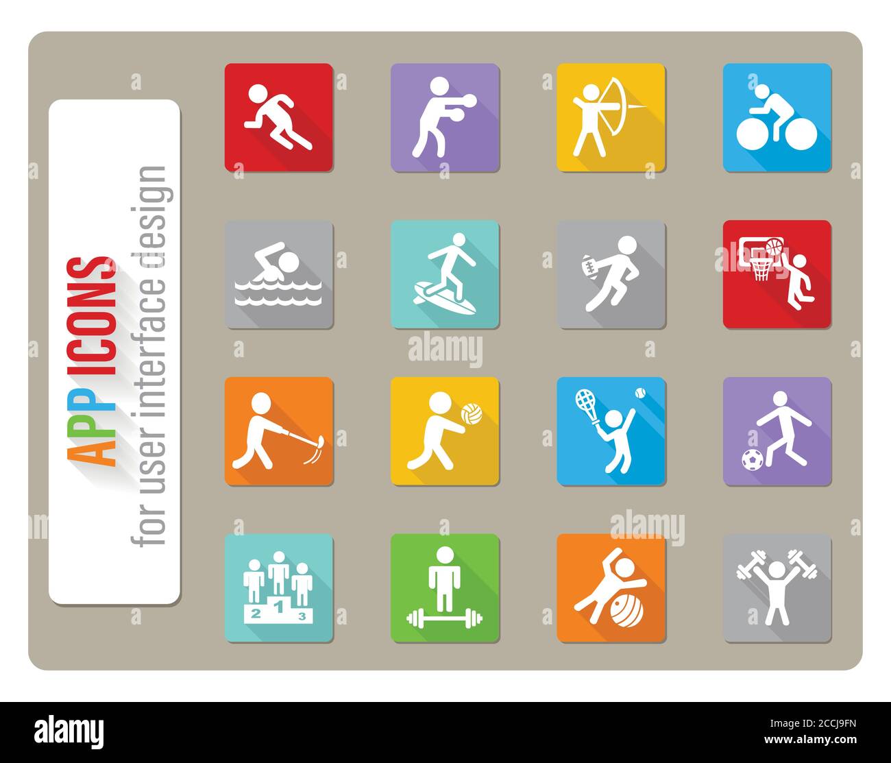 sport icon set Stock Vector Image & Art - Alamy