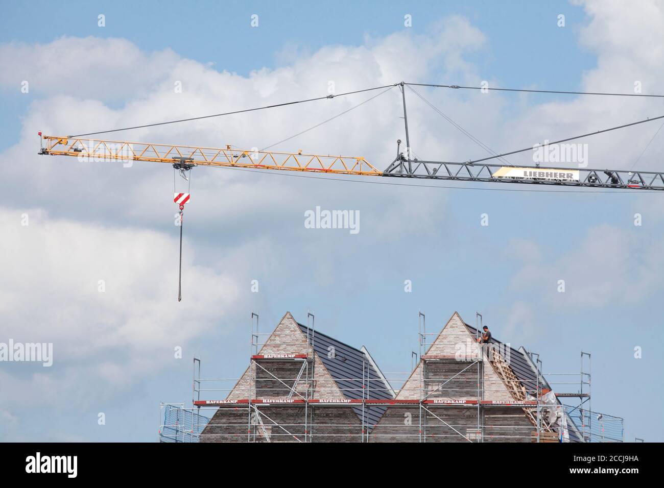 Construction site, residential buildings, shell, Stephaniviertel ...